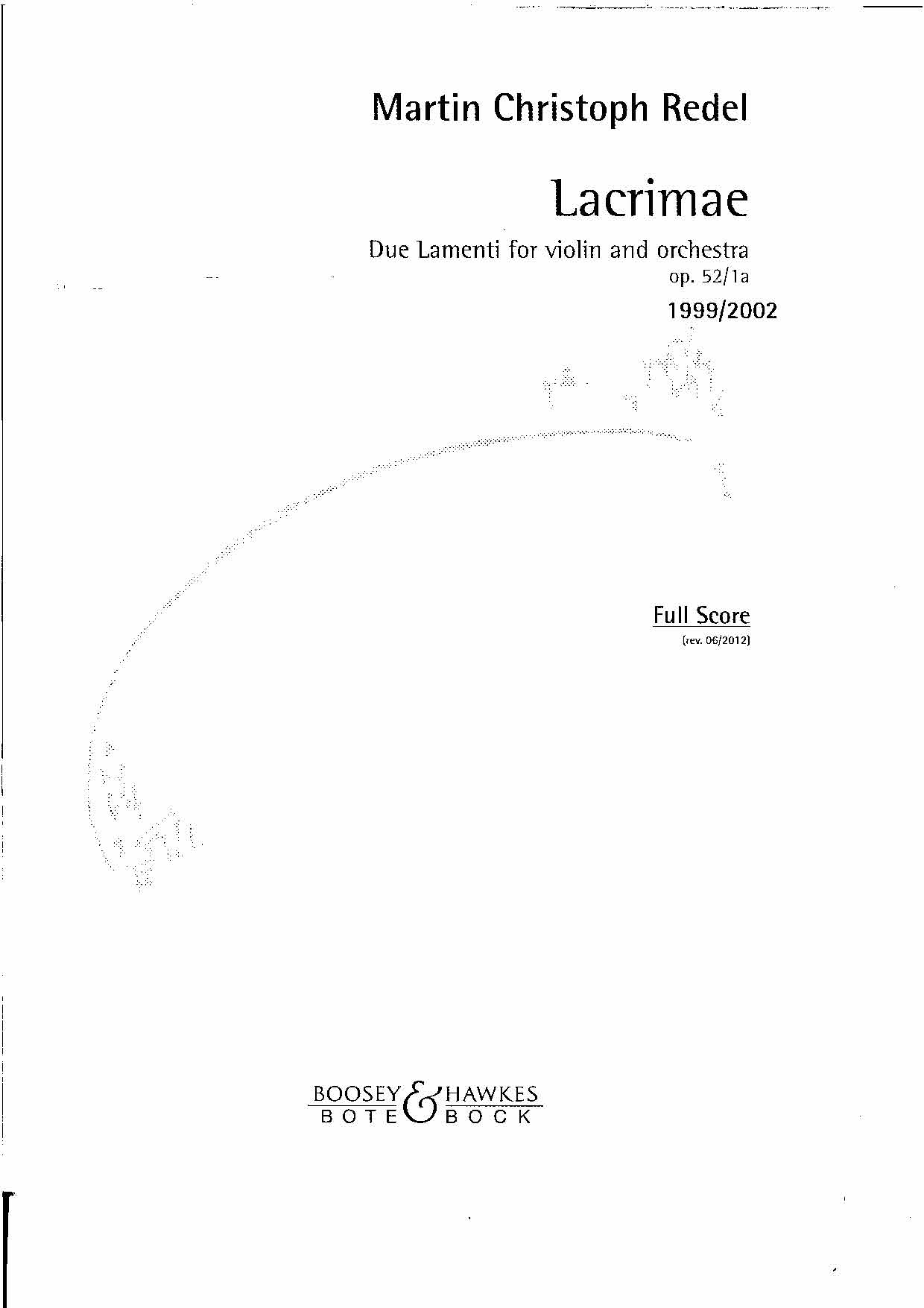 Prof. Martin Chr. Redel - Lacrimae